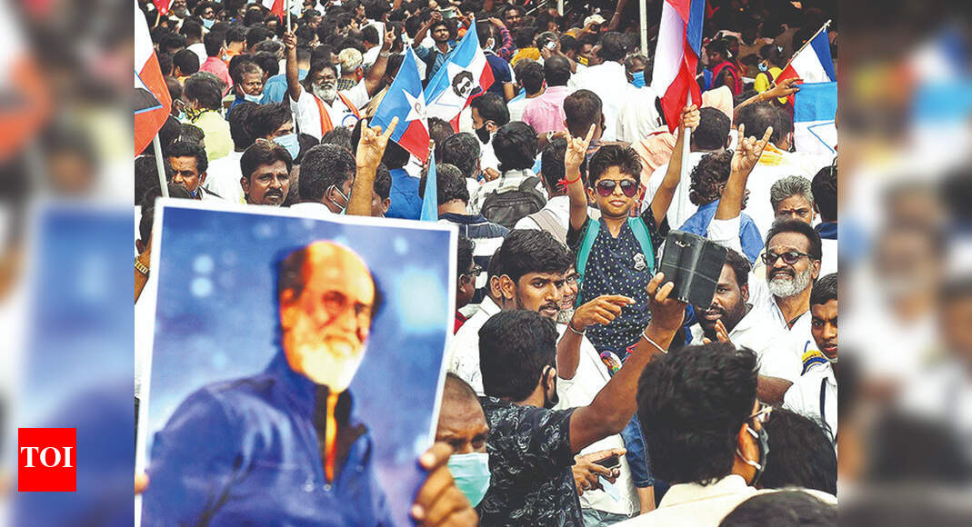 Rajinikanth: Chennai: Fans organise rally to press Rajinikanth to enter ...