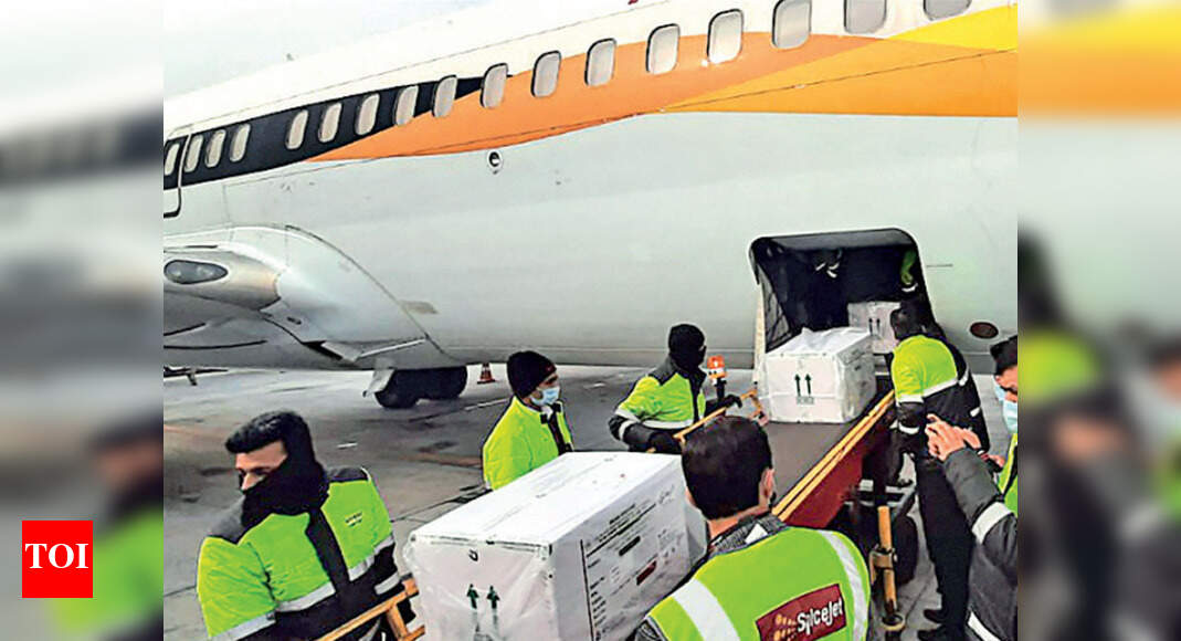Covid-19 vaccine: Special flight brings vials to IGI | Delhi News ...