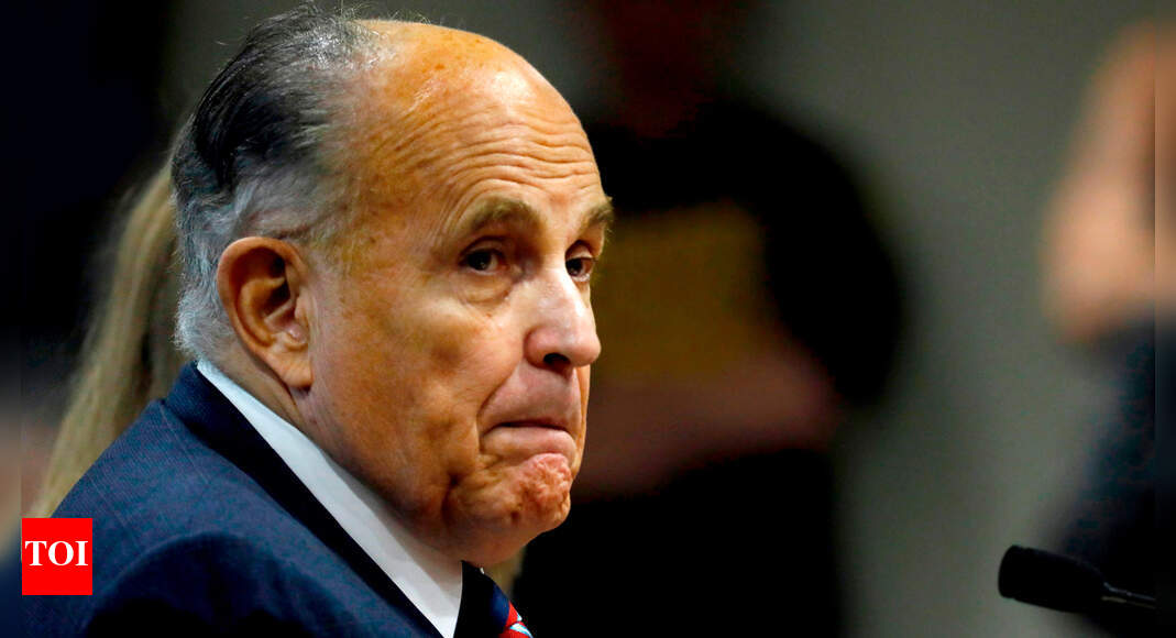 When Trump’s pal Giuliani was a hero for the world - Times of India