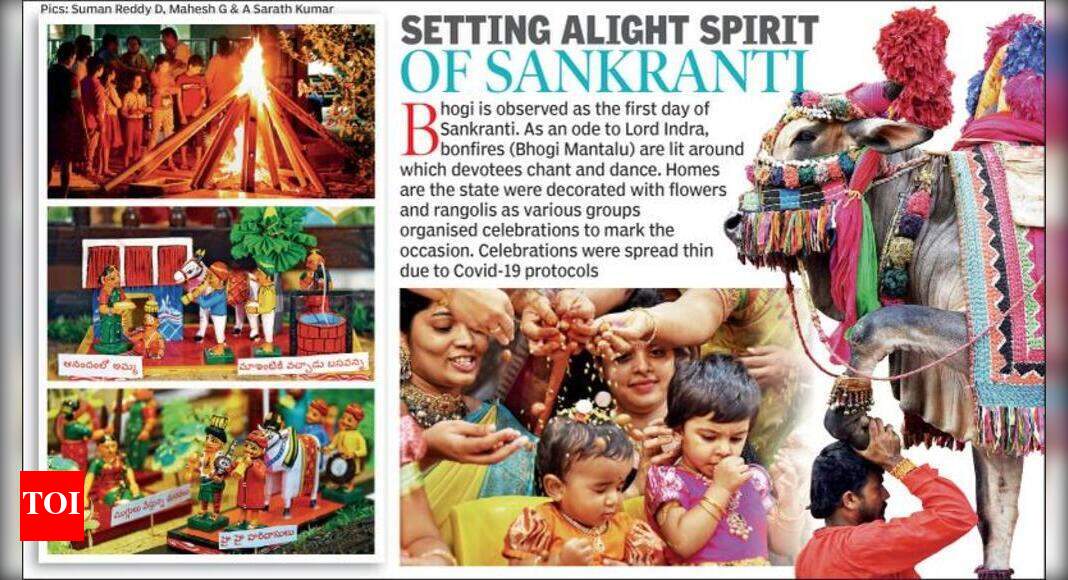 Bhogi celebrations mark 1st day of Sankranti | Vijayawada News - Times ...