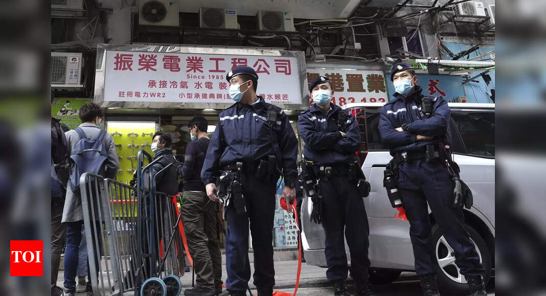 Hong Kong National Security Police Make 11 New Arrests Times Of India