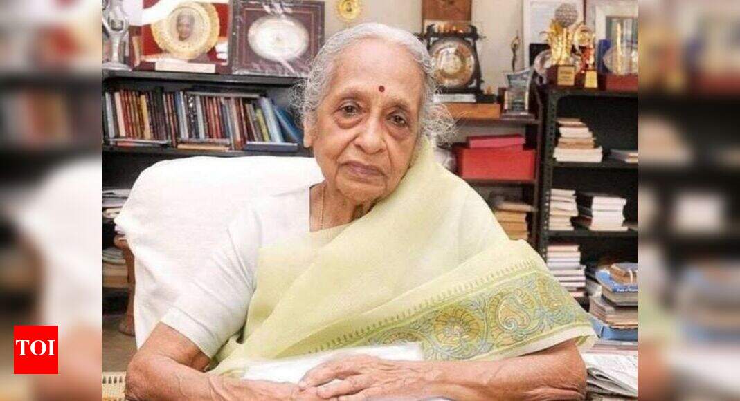 Dr V Shanta, India's medical pioneer who revolutionised cancer care ...