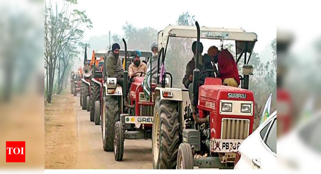 Farmers tractor rally: Farmers prep up for tractor rally on Outer Ring ...