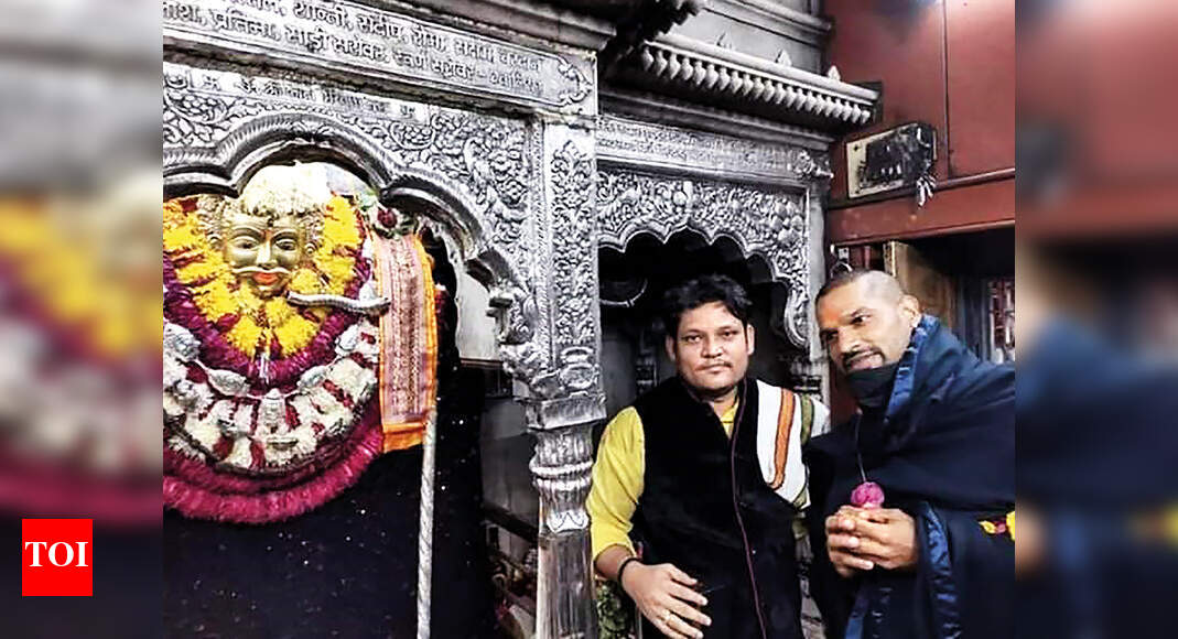 Shikhar Dhawan offers prayers in Kashi post team India’s historic win ...