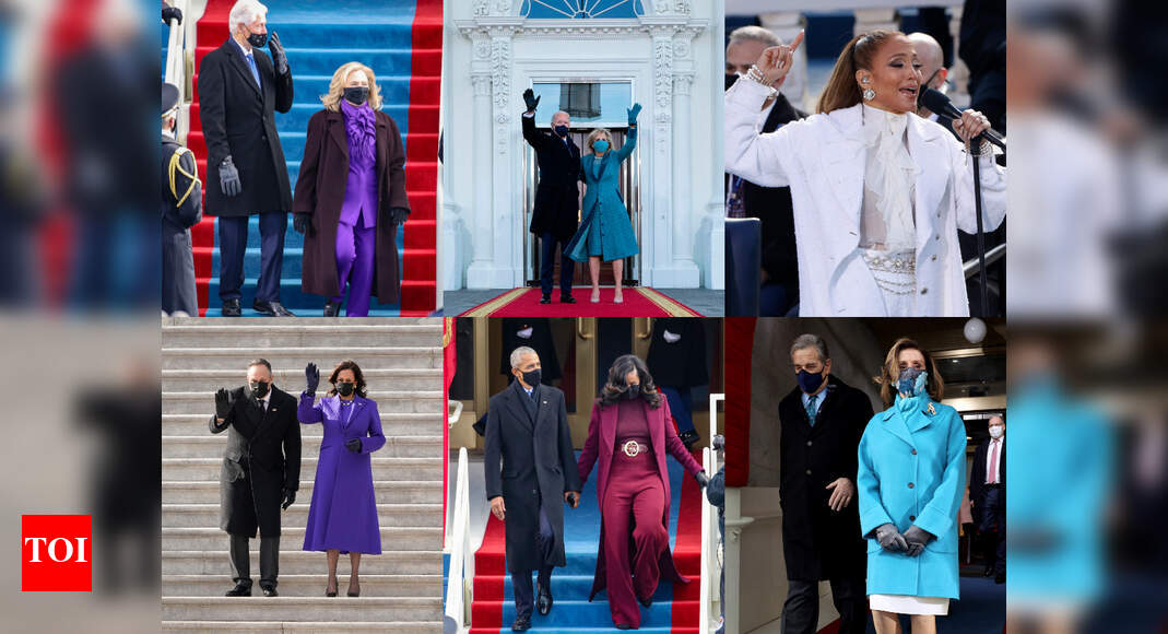 Monochrome outfits take centre stage at the US Presidential ...