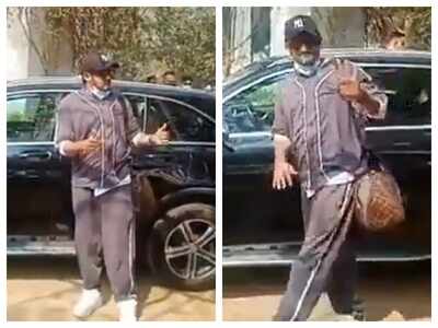 Watch: Shashank Khaitan arrives at Varun Dhawan and Natasha Dalal’s ...