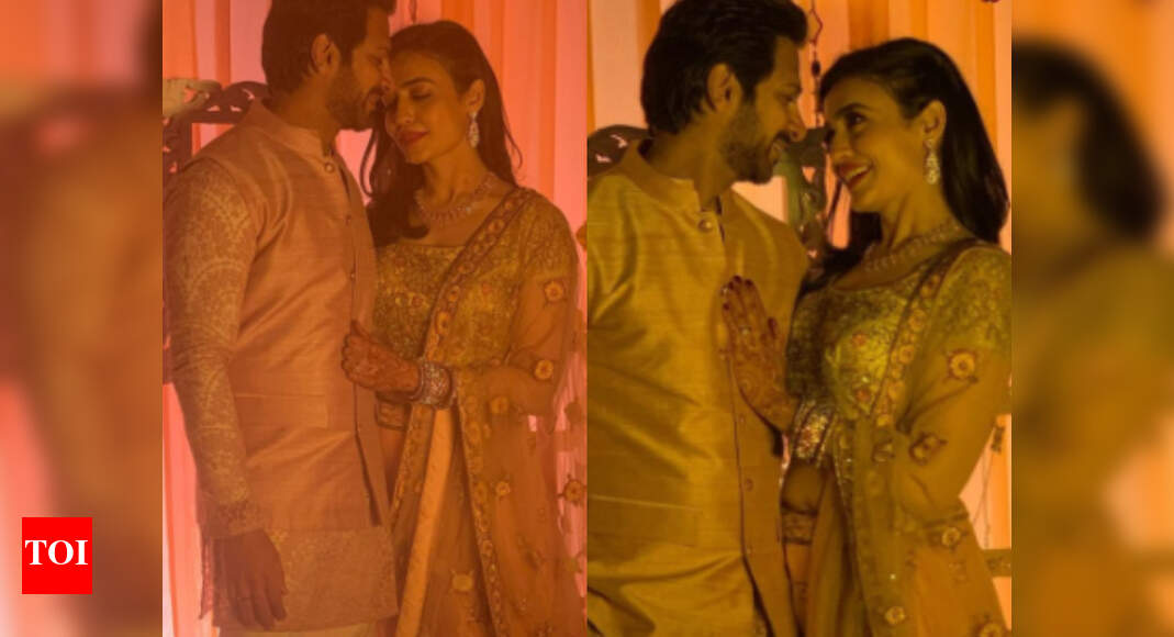 Pavitra Rishta actor Karanveer Mehra and fiancé Nidhi Seth have a gala ...