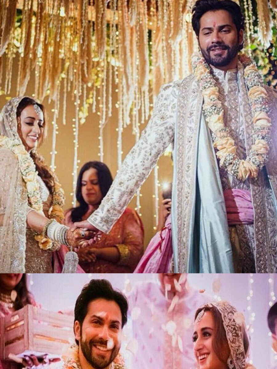 Varun Dhawan Wedding Photos, Natasha Dalal Marriage Images, Pictures ...