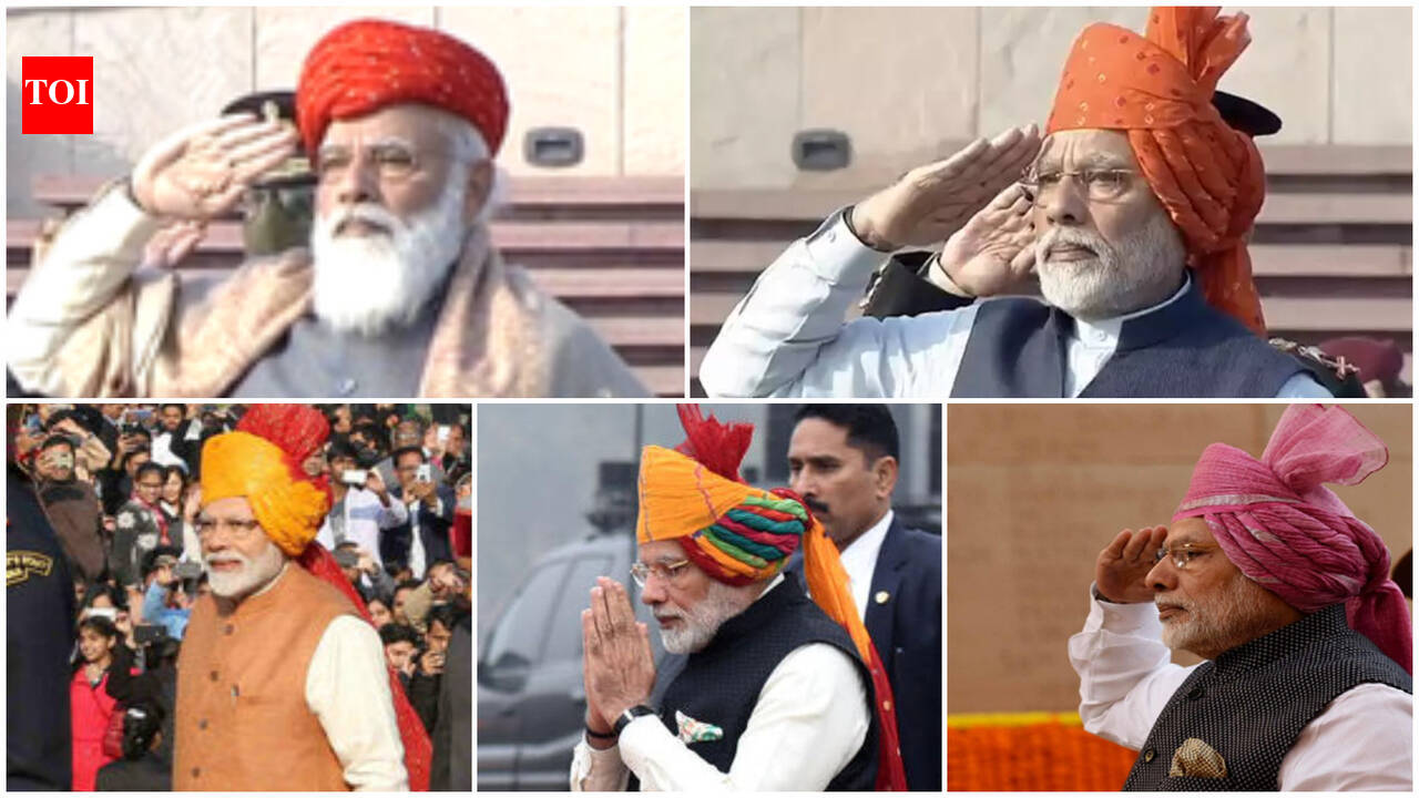 #RepublicDay: A look at PM Modi’s traditional turbans in last five years