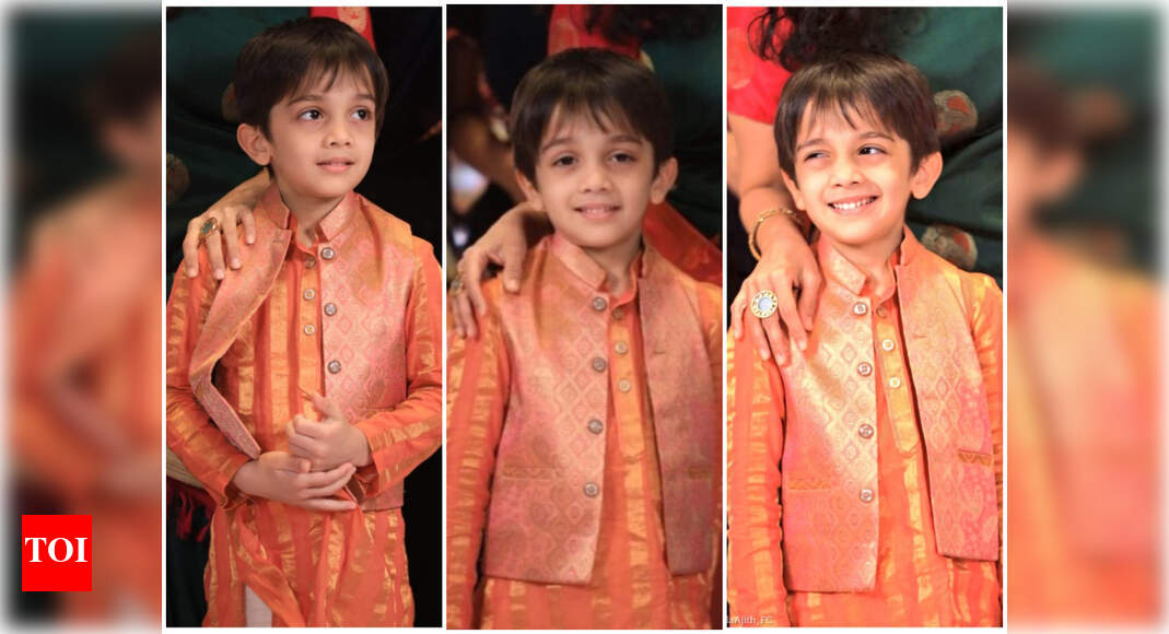 Ajith's son Aadvik Ajith's cute pictures go viral | Tamil Movie News ...