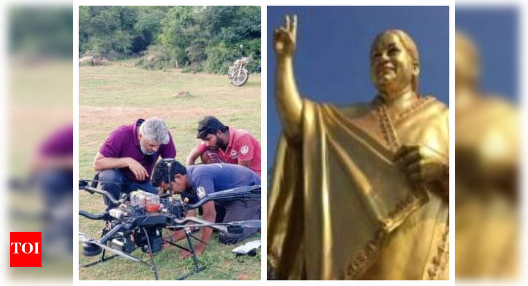 Ajith-mentored Dakhsa plays a role in unveiling Jayalalithaa's statue ...