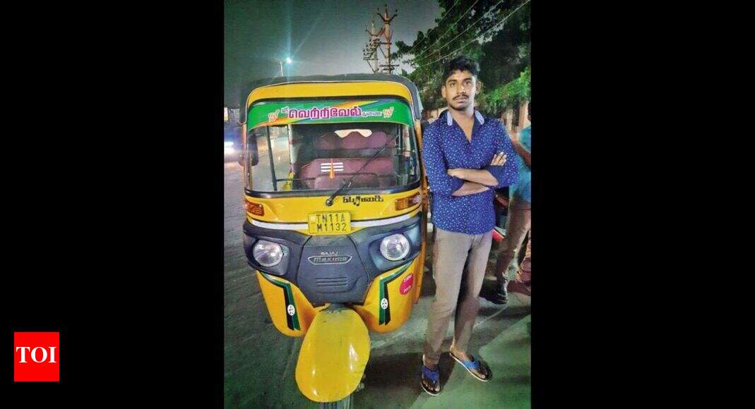 Chennai: Auto driver returns bag with Rs 20 lakh gold, felicitated ...