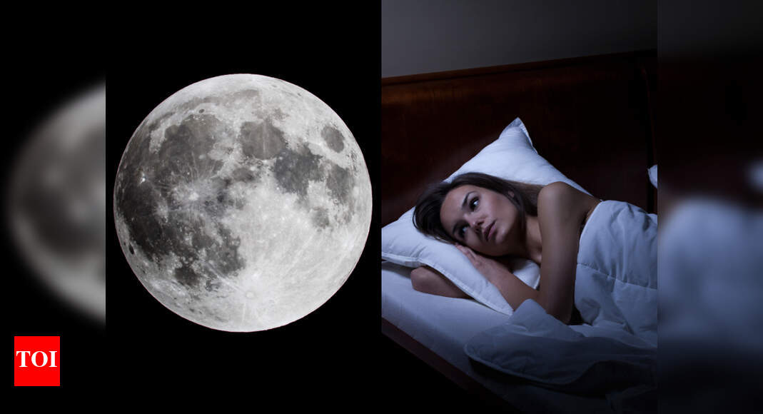Phases of the Moon dictate human sleeping pattern: Study - Times of India