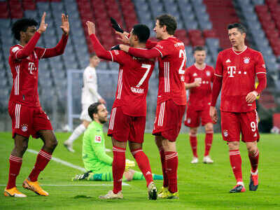 Bayern Munich go 10 points clear in Bundesliga | Football News - Times ...