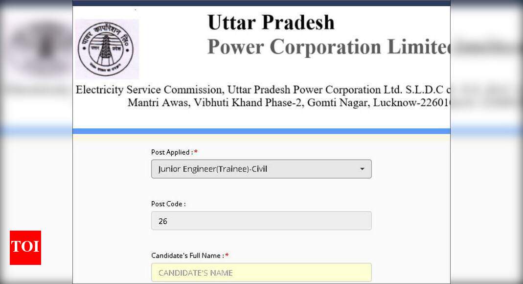 UPPCL JE Recruitment 2021: Apply online for 21 posts at upenergy.in ...