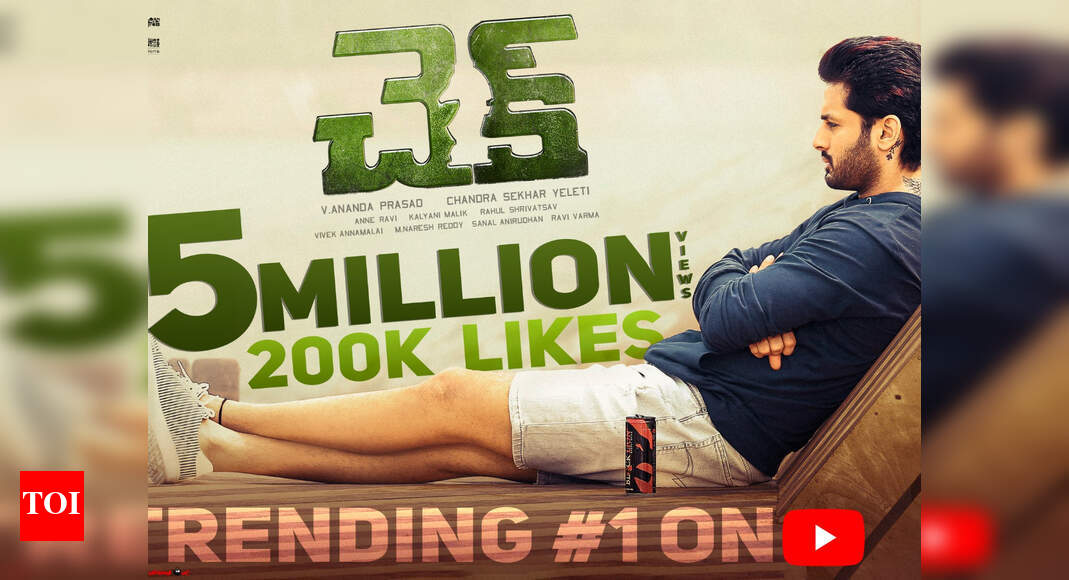 ''Check'' trailer receives 5 million views in less than a day | Telugu ...