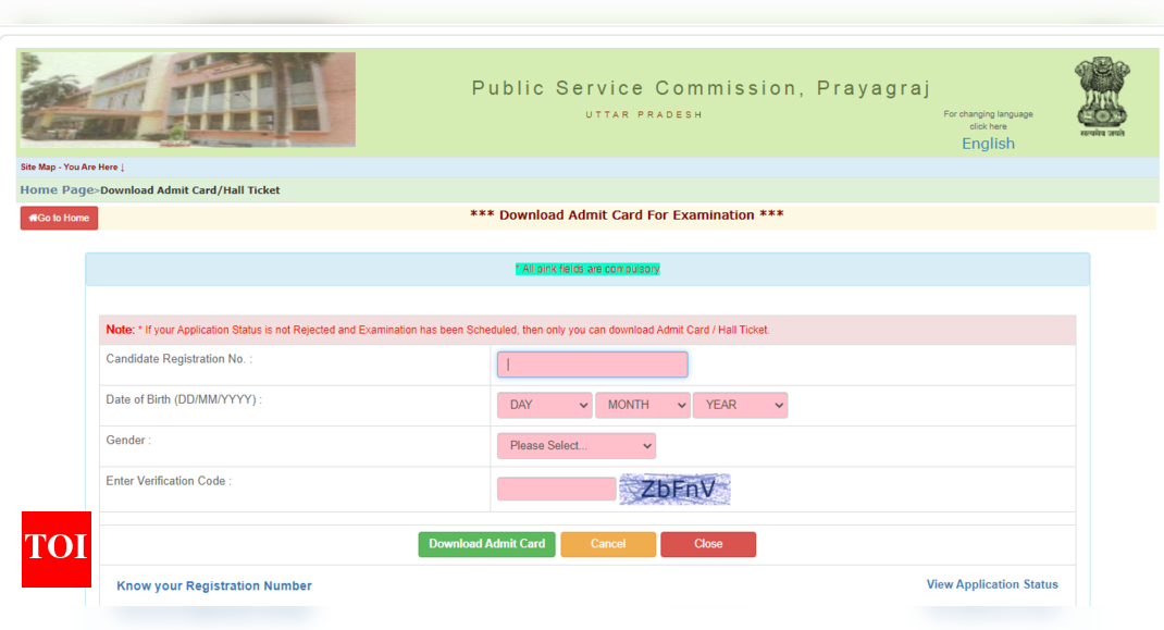 UPPSC ACF, RFO Mains Admit Card 2021 released, here's direct link ...