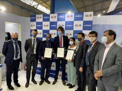 Airbus, GMR to jointly expand aviation services in India - Times of India