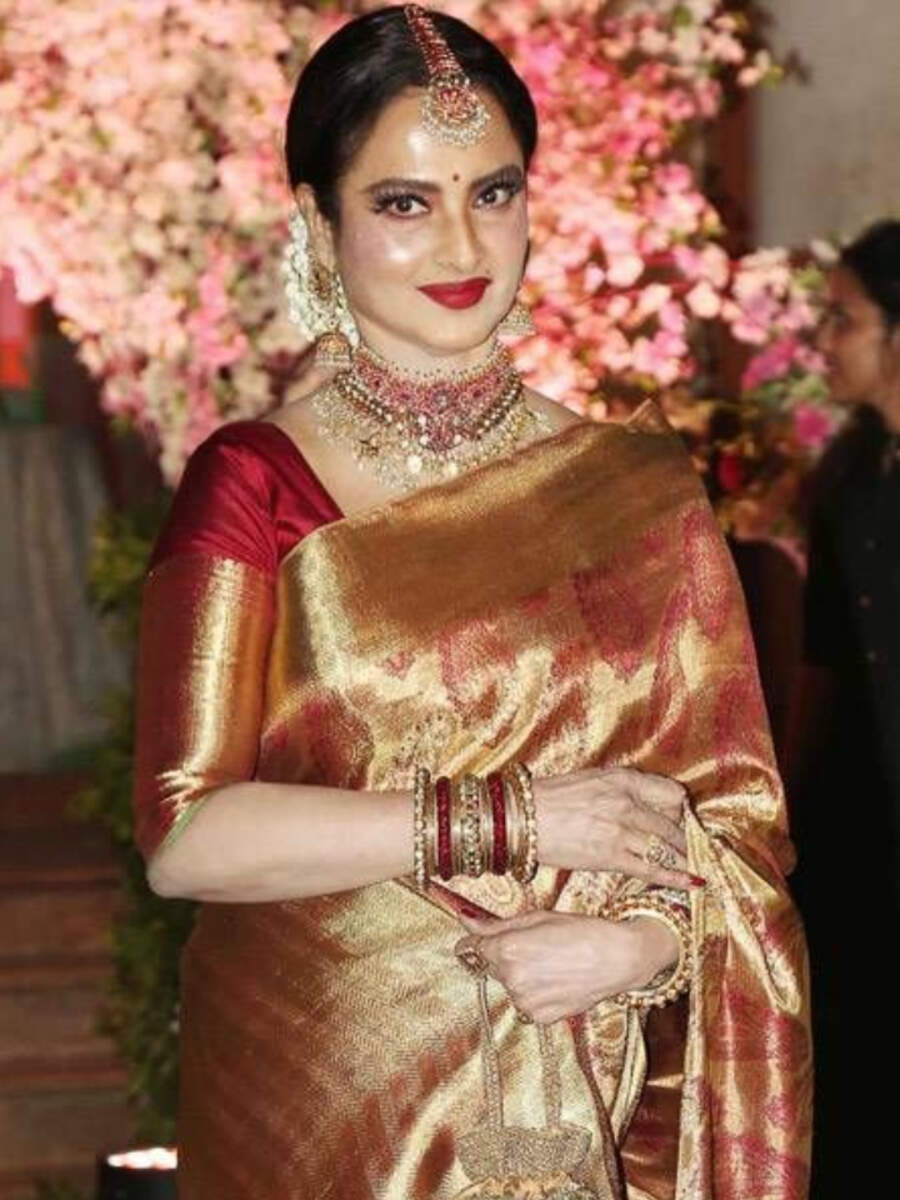 Fabulous sari collection of Rekha | Times of India