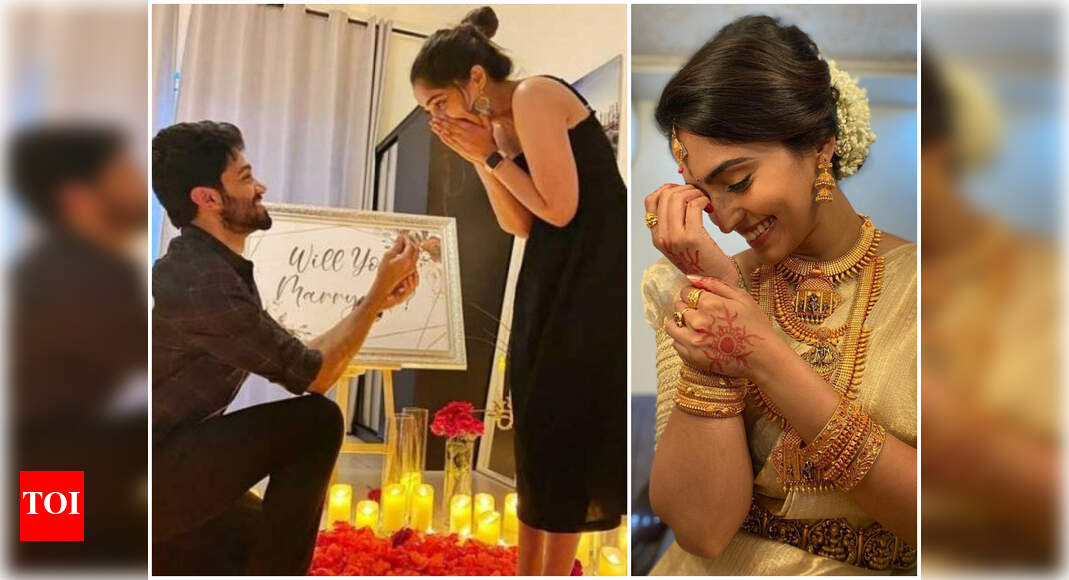 'Bigil' actress Reba Monica John engaged | Tamil Movie News - Times of ...