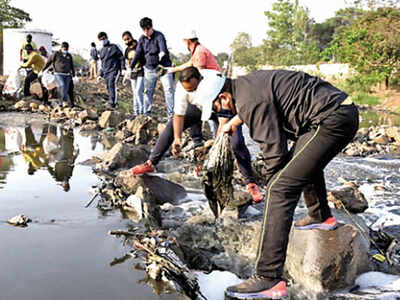 Citizens join Kham river restoration drive | Aurangabad News - Times of ...