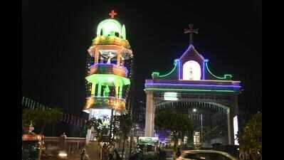 Gunadala shrine ready for Mother Mary fest | Vijayawada News - Times of ...