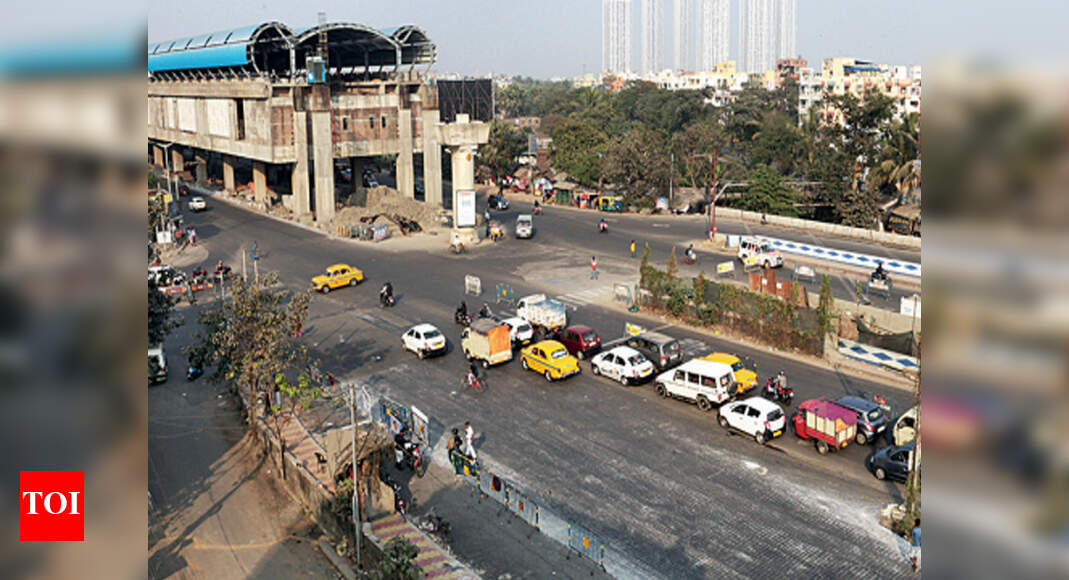 Kolkata: One Metro hurdle goes as RITES shoots down Avishikta flyover ...