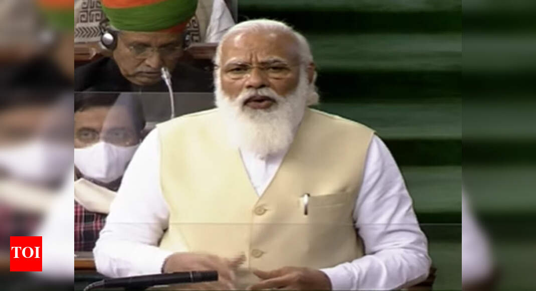 Modi speech in Lok Sabha: PM Narendra Modi's address in Lok Sabha ...