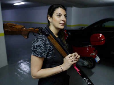 In locked down Lebanon, Olympic trap shooter Ray Bassil trains in ...
