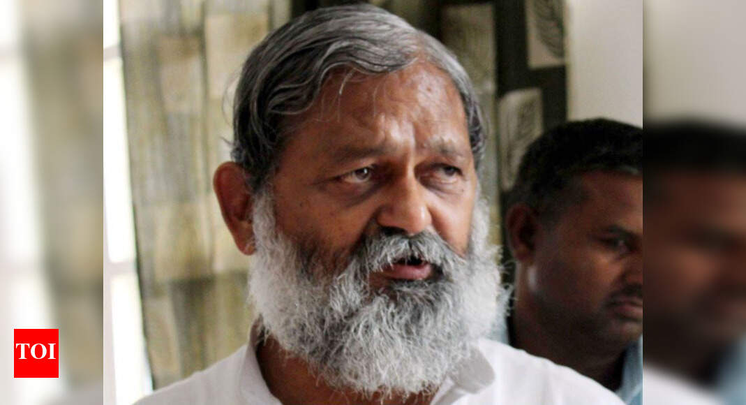 Anil Vij: Haryana home minister Anil Vij directs officers to prepare ...