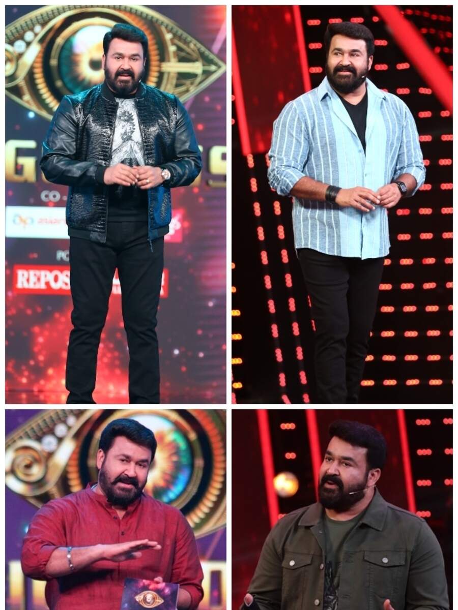 Best looks of Bigg Boss Malayalam host Mohanlal from the show | Times ...