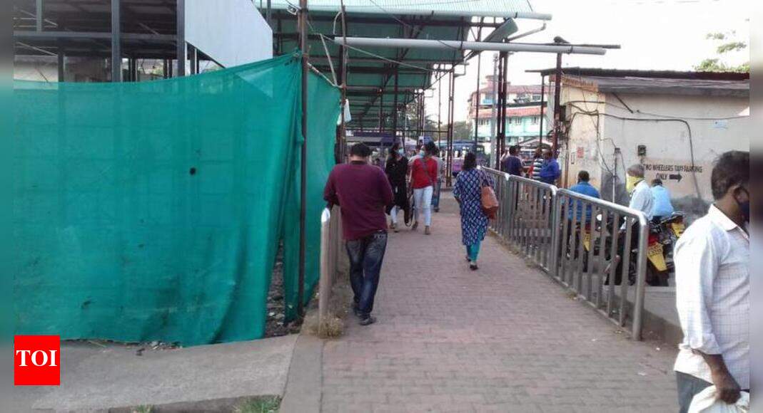 KTC asked to stop work on kiosk at Panaji bus stand | Goa News - Times ...