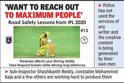 Cops raise their meme quotient for awareness of traffic rules ...