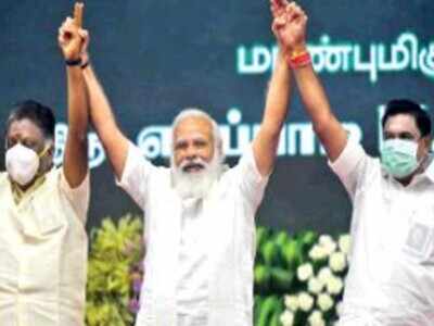PM Narendra Modi holds on to Edappadi K Palaniswami, O Panneerselvam ...