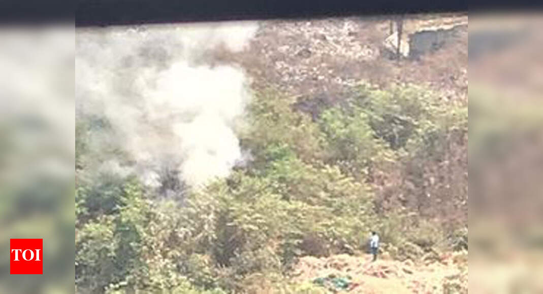 Fire in Goregaon: Fire breaks out in forest area near Aarey Colony in ...