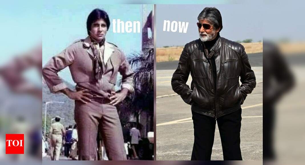 Amitabh Bachchan marks 52 years in Bollywood with then and now pictures ...