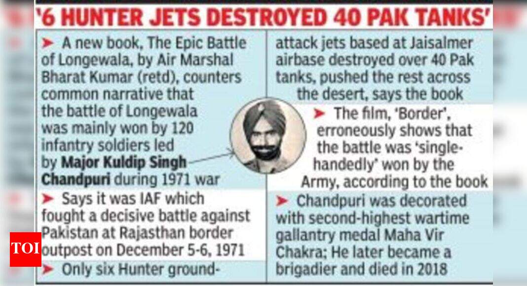 Longewala not won by infantry alone, air power played key role: IAF ...