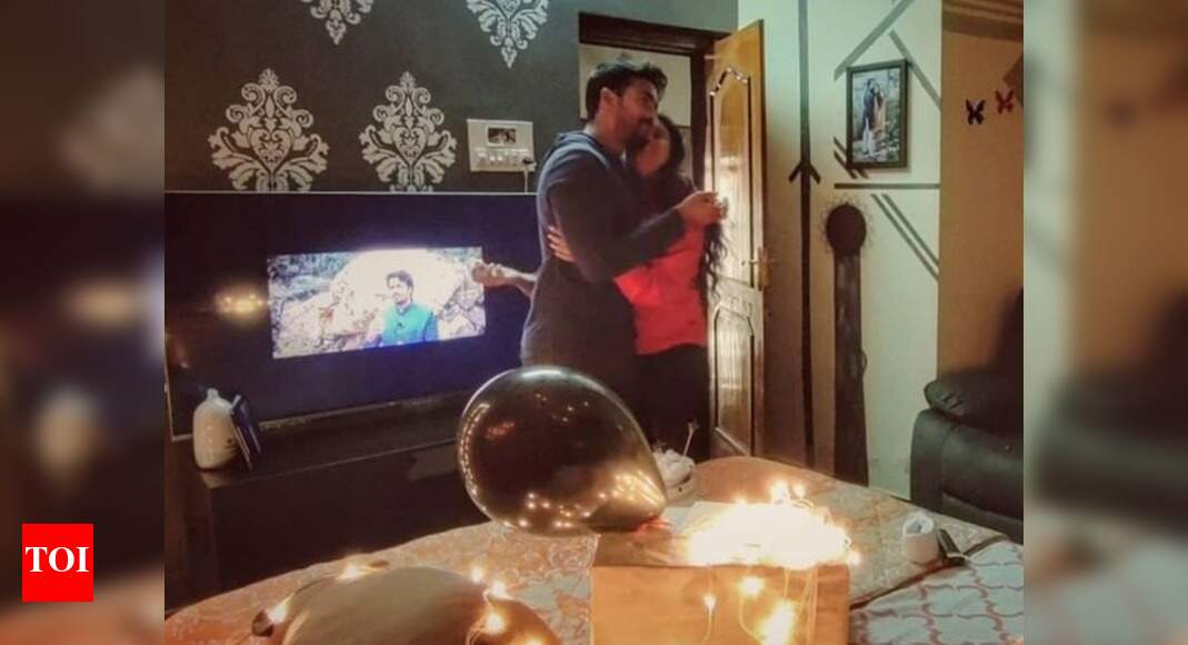 Darshak Gowda receives a 'dreamy' surprise from wife Shilpa Ravi; read ...