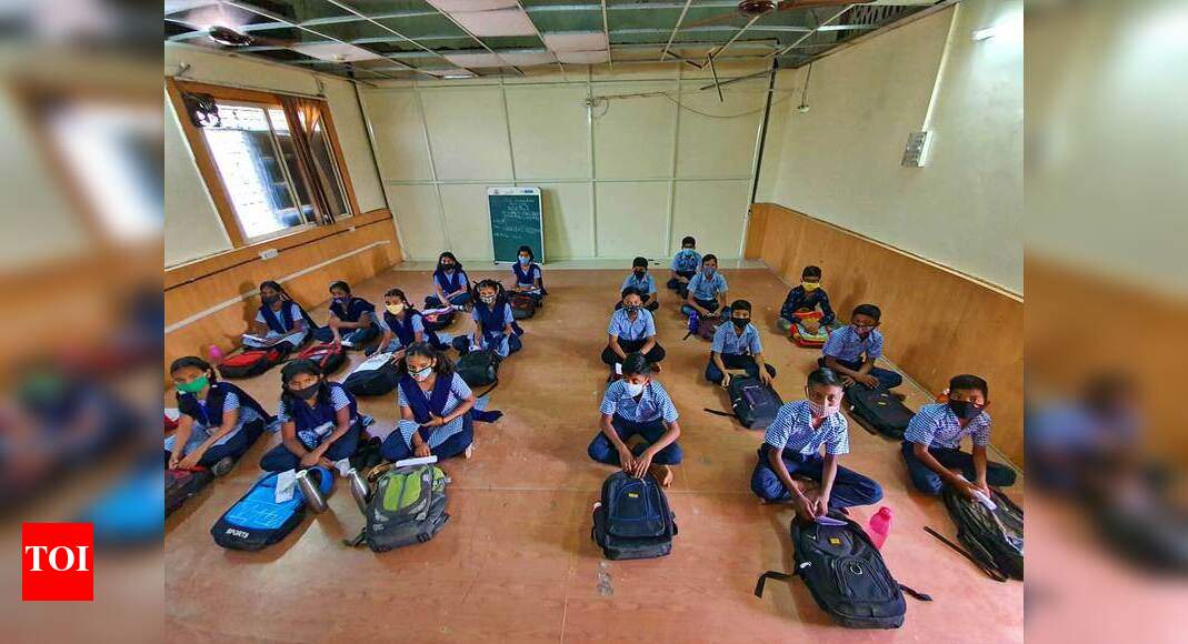 UP primary schools get makeover to welcome children - Times of India