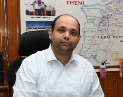 H Krishnan Unni assumes office as Theni district collector | Madurai ...