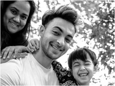 Aayush Sharma shares adorable family pics | Hindi Movie News - Times of ...