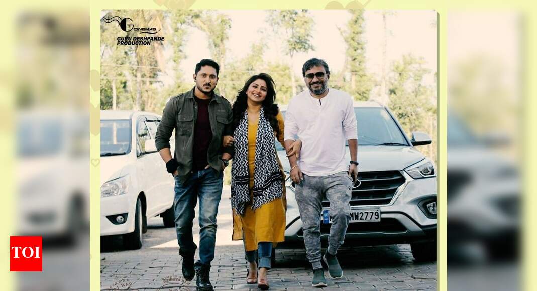 Ajai Rao and Rachita Ram wrap up first schedule of Love You Rachchu ...