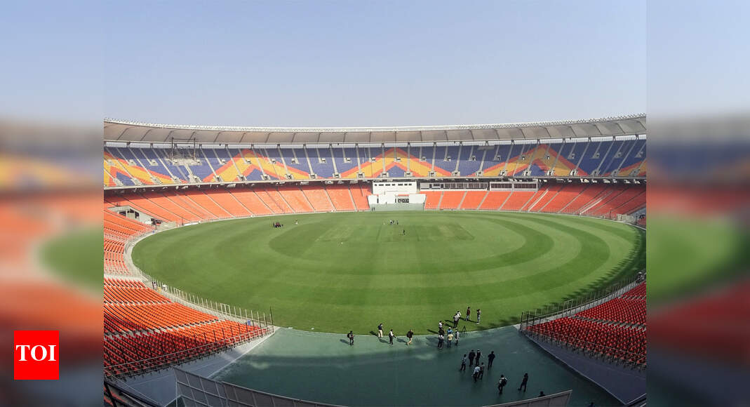 Motera stadium gears up for T20 double-headers | Cricket News - Times ...