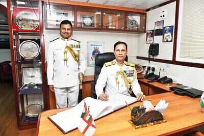 Rear admiral Ajay Kochhar takes charge | Mumbai News - Times of India