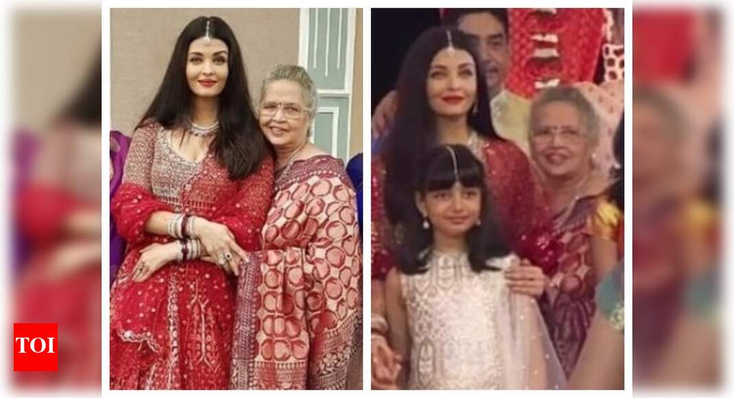 THESE unseen pictures of Aishwarya Rai Bachchan with mother Vrinda Rai ...