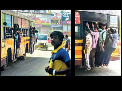 Tamil Nadu transport employees' strike: Half of MTC buses stay off ...