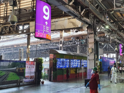Mumbai: New signages installed at CSMT station | Mumbai News - Times of ...