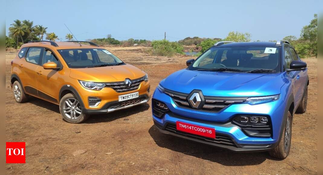 Renault Kiger vs Triber Review: Renault downscales to jump into new ...