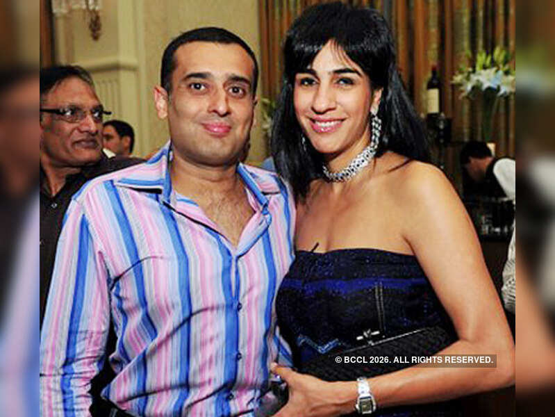 Mohit Burman and Divya Burman at V C Burman's party at Leela Kempinski ...