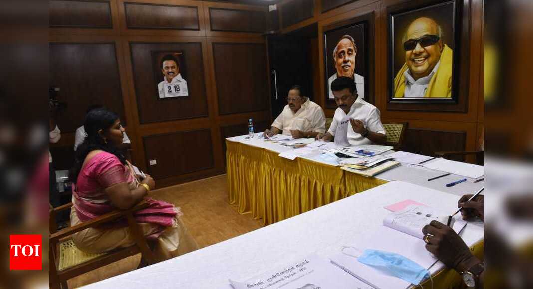Tamil Nadu assembly election: DMK starts interviewing aspirants for ...